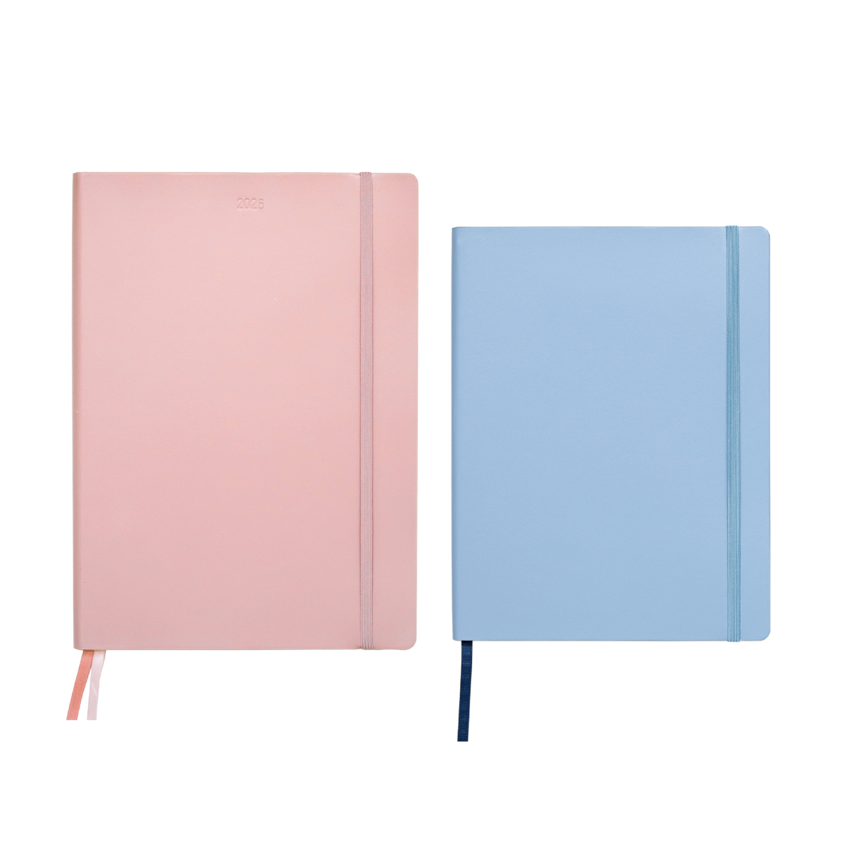Blush Planner + Sky Blue Notebook Bundle — Each Day