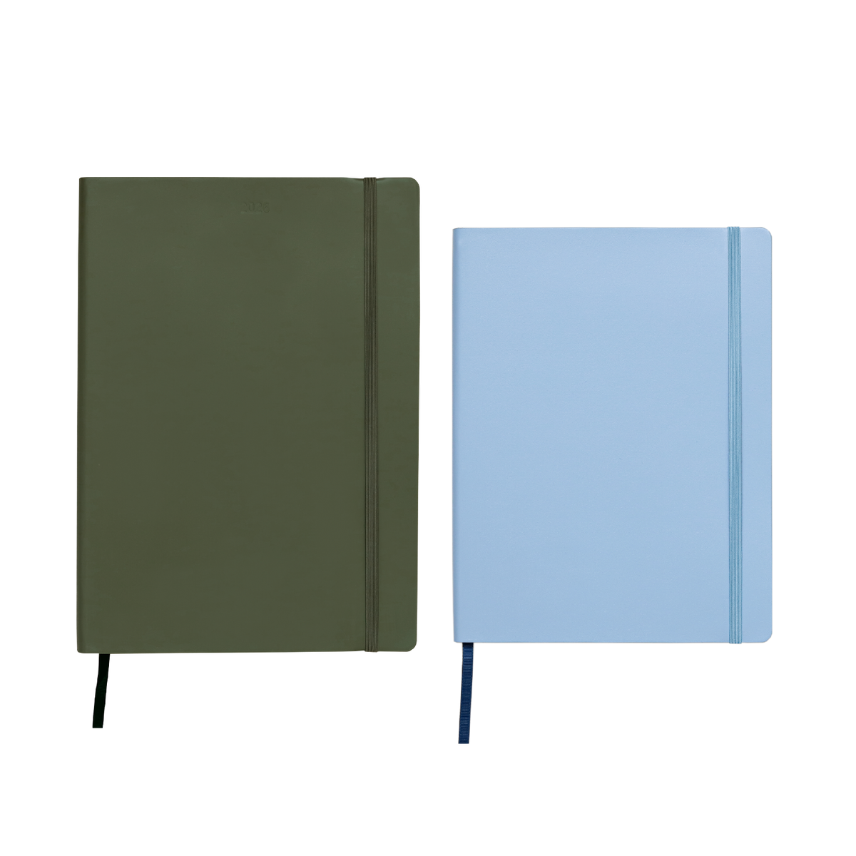 Olive Planner + Sky Blue Notebook Bundle — Each Day
